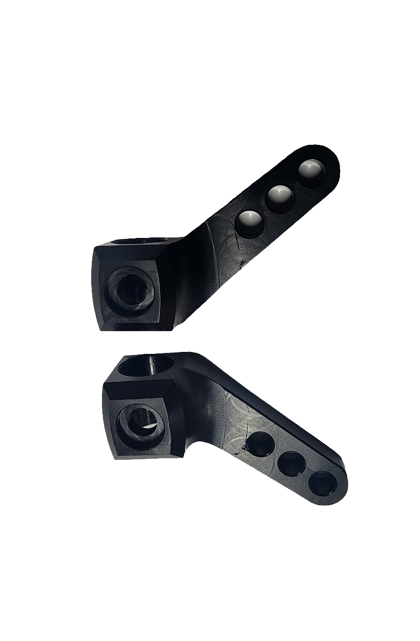 Rubber tire/12th scale delrin steering blocks – TsunamiRaceComponents